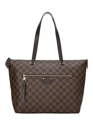 LOUIS VUITTON Damier Ebene Iena Tote - Brown