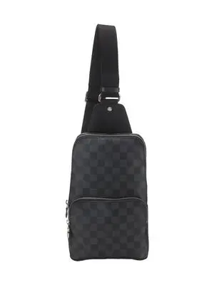 LOUIS VUITTON Damier Graphite Avenue Sling Bag - Black