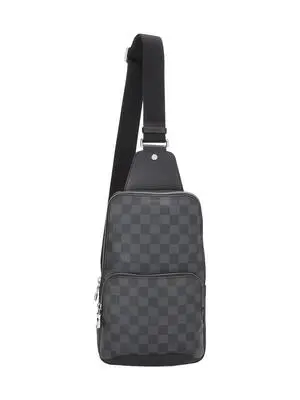 LOUIS VUITTON Damier Graphite Avenue Sling Bag - Black