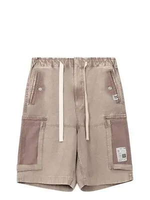 Mihara Yasuhiro Distressed Cargo Shorts - Gray
