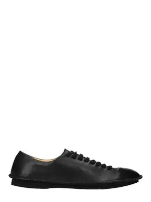 Premiata Leather Lace-up Sneakers - Black