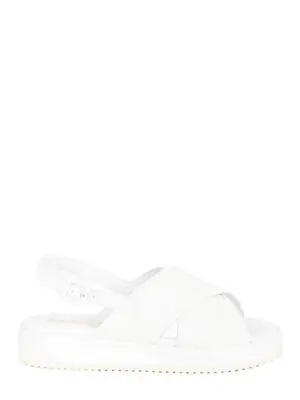 LUCA GROSSI Woven Crossover Sandals - White