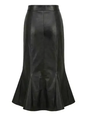 ALMAZ Frontier Hook-fastening Midi Skirt - Black