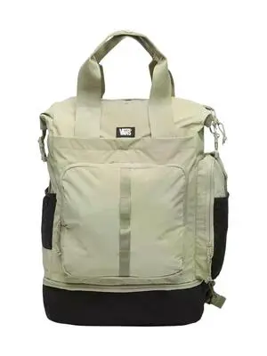 VANS Wilder Logo-patch Panelled Backpack - Green