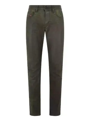 DIESEL® Waxed Slim-fit Jeans - Green