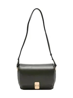 A.p.c. A.P.C. Jad Leather Shoulder Bag Green