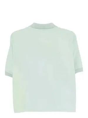 MAISON MARGIELA Embroidered Logo Polo Shirt - Green