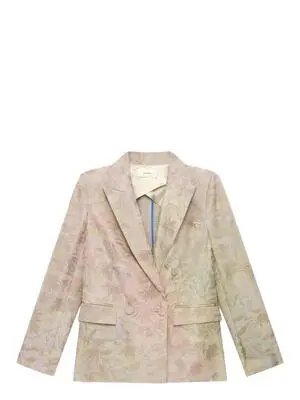 Malìparmi Breeze D' Été" Jacquard Blazer - Neutrals