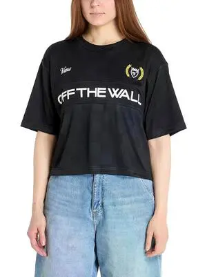 VANS Checkerboard Logo T-shirt - Black