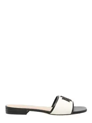 Ralph Lauren Everley Logo-plaque Sandals - Neutrals