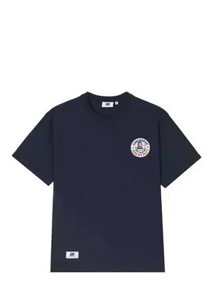 CHOCOOLATE Logo-patch T-shirt - Blue