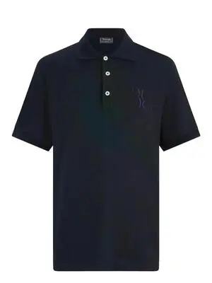BILLIONAIRE Embroidered Polo Shirt - Blue
