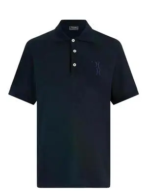 BILLIONAIRE Embroidered Polo Shirt - Blue