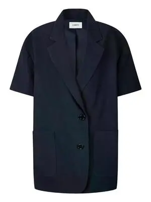 STUDIO TOMBOY Double-breasted Oversized Jacket - Blue