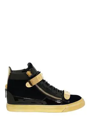 GIUSEPPE ZANOTTI Coby' Hi-top Sneakers - Blue
