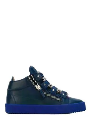 GIUSEPPE ZANOTTI Royce Hi-top Sneakers - Blue