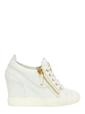 GIUSEPPE ZANOTTI Sonya Wedge Sneakers - White