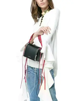 Alexander McQueen Box Tassel Bag - Black