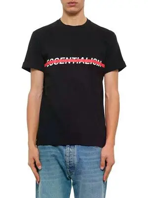 Neil Barrett Slogan T-shirt - Black
