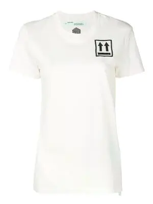 Off-White Embroidered T-shirt - Neutrals