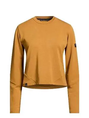SALEWA Cotton Lyocell Elastane French Terry Sweatshirt - Mustard
