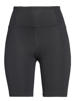 GIRLFRIEND COLLECTIVE High-waisted Ribbed Cycling Shorts - Charcoal