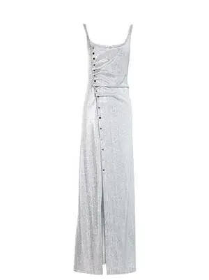Rabanne Maxi Dress - Silver