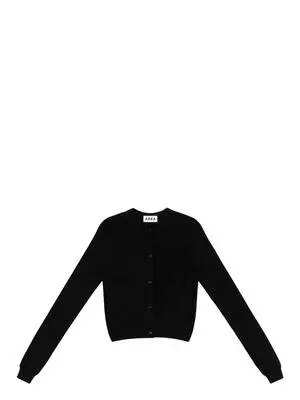 AREA Crystal-embellished Cardigan - Black