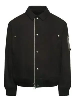 Sacai Ripstop Blouson Jacket - Black