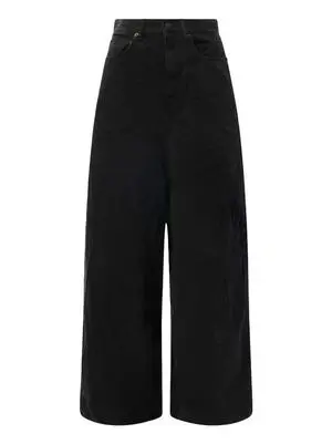 Balenciaga Wide-leg Jeans - Black