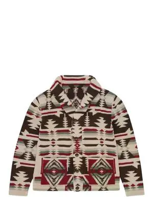 FORTELA Wyoming Patterned Cardigan - Neutrals