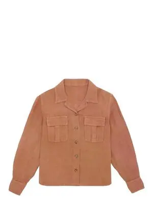 FORTELA Bia Linen Shirt - Brown