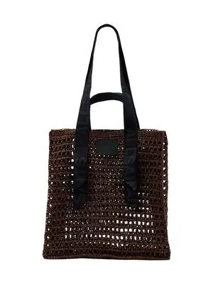 ALLSAINTS Lullah Woven Tote Bag - Brown