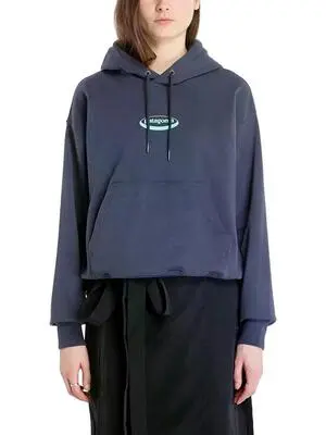 Patagonia Logo-print Hoodie - Blue