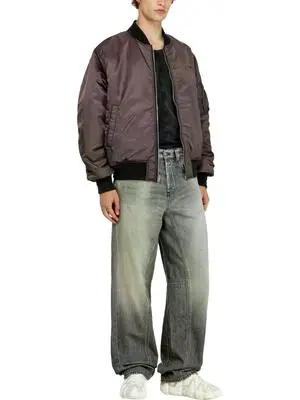DIESEL® D-macro Relaxed-fit Denim Jeans - Grey