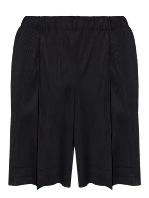 Issey Miyake Pleated Shorts - Black