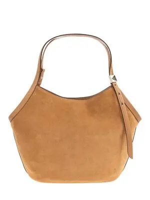 Kate Spade New York Deco Tulip" Suede Shoulder Bag - Beige