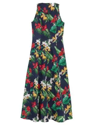 ARCHIVIO '67 Printed Midi Dress - Blue