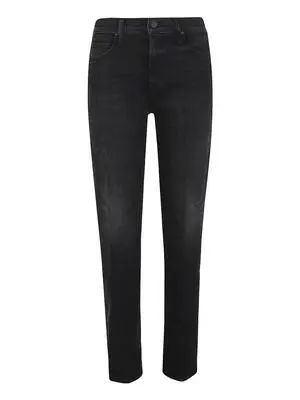 MOTHER The Kick It Denim Jeans Black