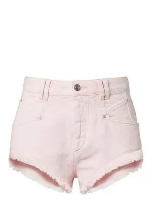 Isabel Marant Eneidala Denim Shorts - Pink