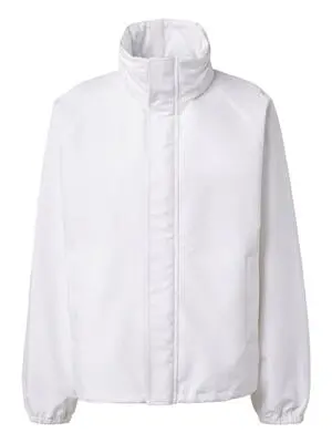 Gucci Cotton Canvas Blouson Jacket With Concealed Hood - White