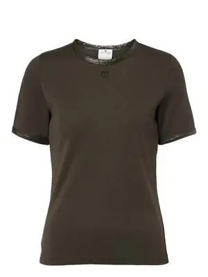 COURREGES Cotton-blend T-shirt - Green