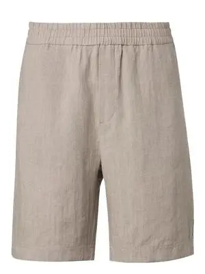 Sunspel Linen Shorts - Beige