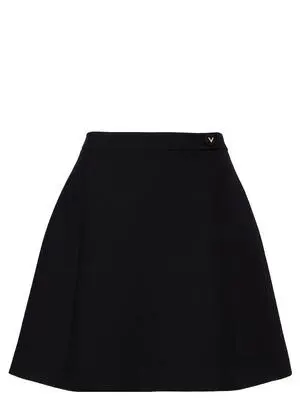 Valentino Garavani Crepe Couture Miniskirt - Black