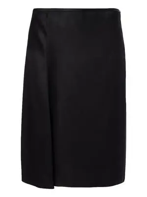 Gucci Silk Duchessa Wrap Skirt - Black