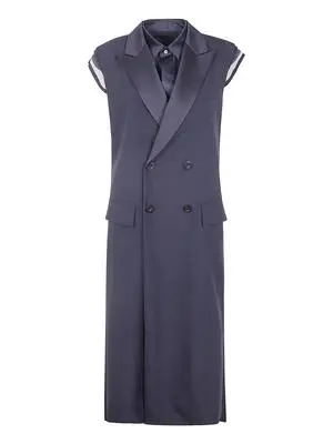 Sacai Suiting Vest - Black