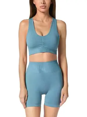 PLEIN SPORT Plein Sport Sleeveless Crossover Strap Top