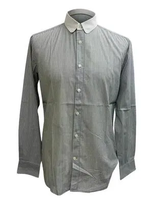 Ermenegildo Zegna Striped Button-down Shirt - Grey
