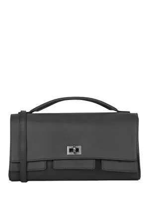 BALENCIAGA Balenciaga Bel Air Small Leather Clutch Bag