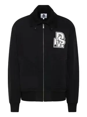 DOVER STREET MARKET Spread Collar Bomber Jacket - Black